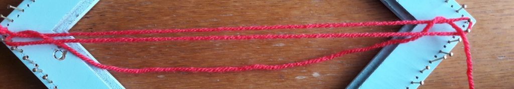 Weaving a triangle with a continuous thread – The Craftsteacher